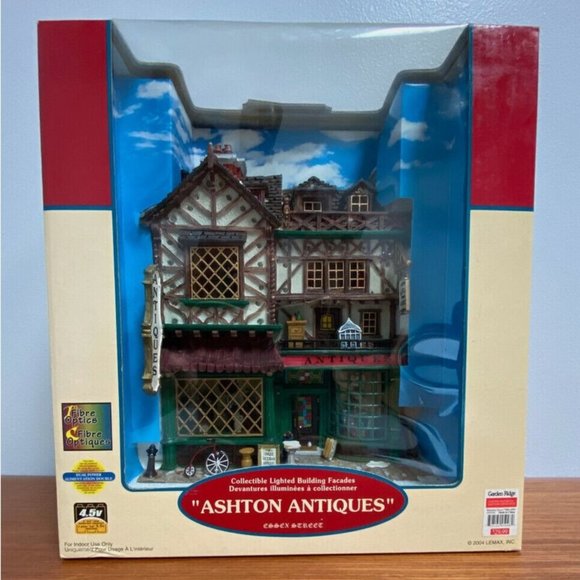 Lemax | Holiday | Lemax Essex Street Facade Ashton Antiques 4598 ...